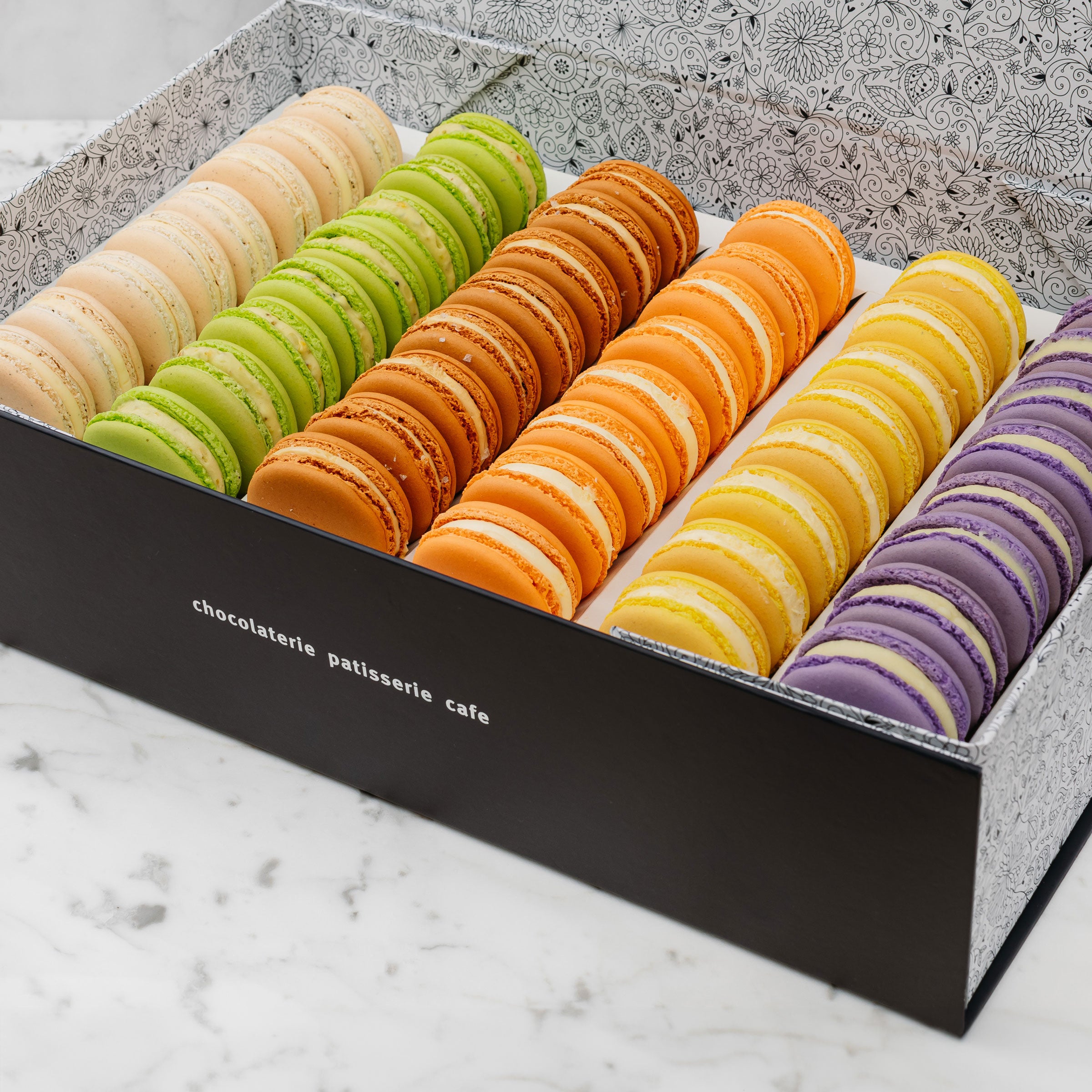 Macaron Box - 48 pieces | Thierry Chocolates